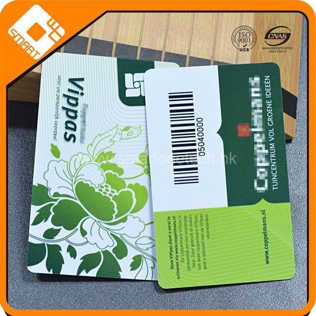 Hot sale barcode plastic PVC salon membership card-Card Supplier Smart One