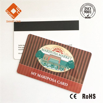 CMYK offset Printing plastic gift card magnetic stripe with free sample ...