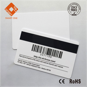 CMYK offset Printing plastic gift card magnetic stripe with free sample ...