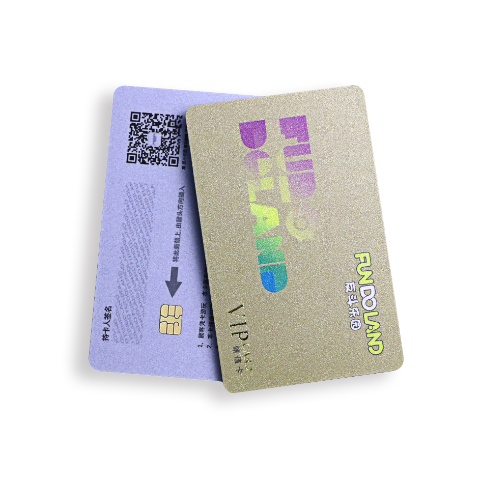 Gold bottom customized printing plastic vip smart contact card-Card ...