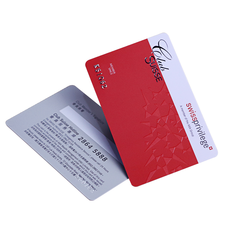 Personalized printable embossed number non-contact chip card-Card ...