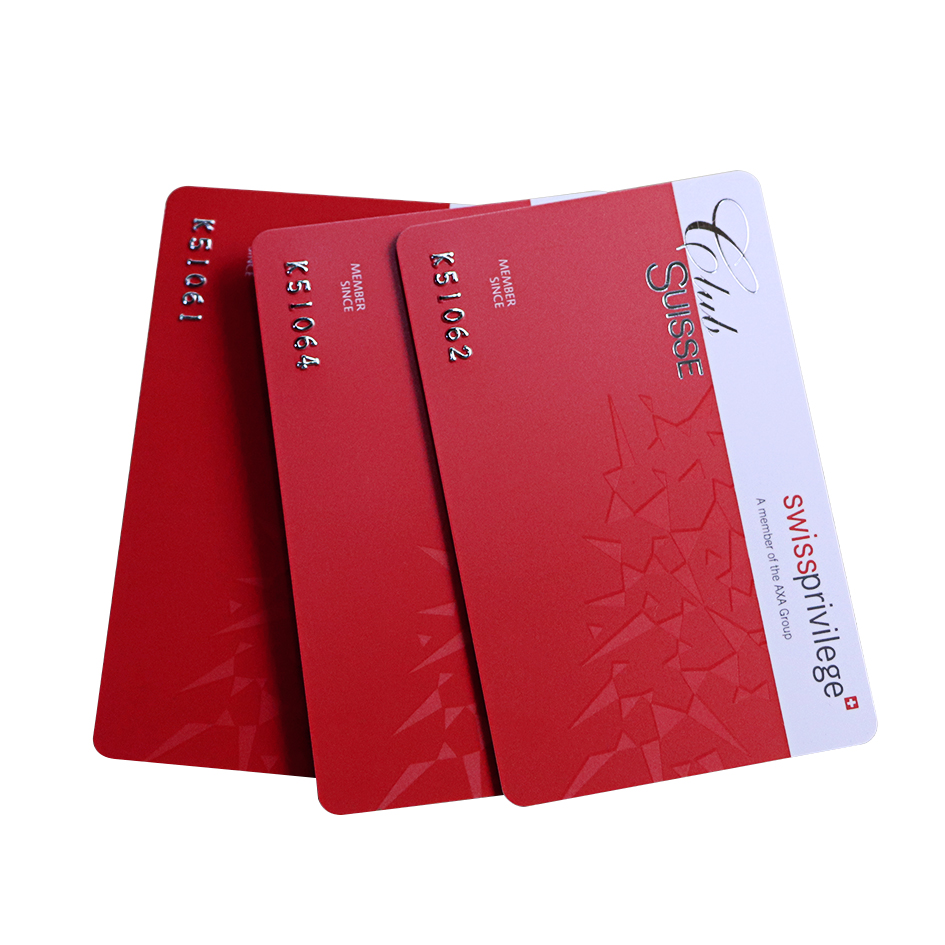 Personalized printable embossed number non-contact chip card-Card ...