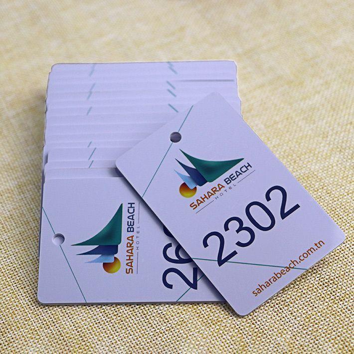 Digital Printing PVC Business Card With Hole Punching-Card Supplier ...