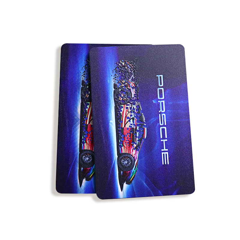 Personalized Designed Frosted Plastic PVC Relief Card-Card Supplier ...