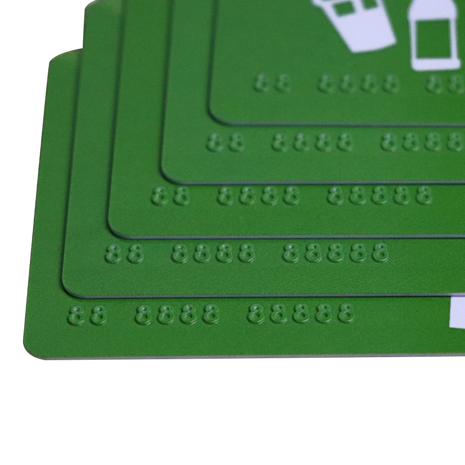 Plastic Membership Card With No Tipping Embossed Number-Card Supplier ...