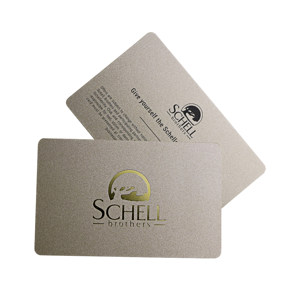 Custom Printable Gold Foil Stamping PVC Membership Card-Card Supplier ...