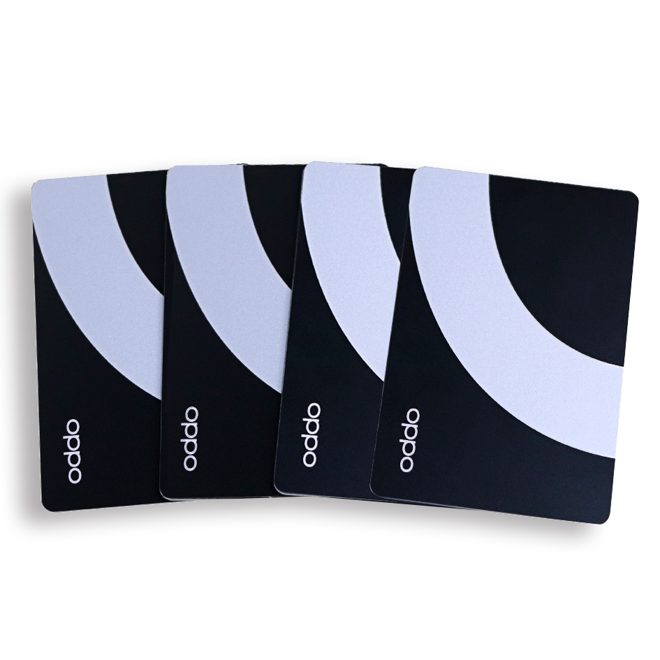 Silver Metallic And Matte Silver Plastic PVC Membership Card-Card ...