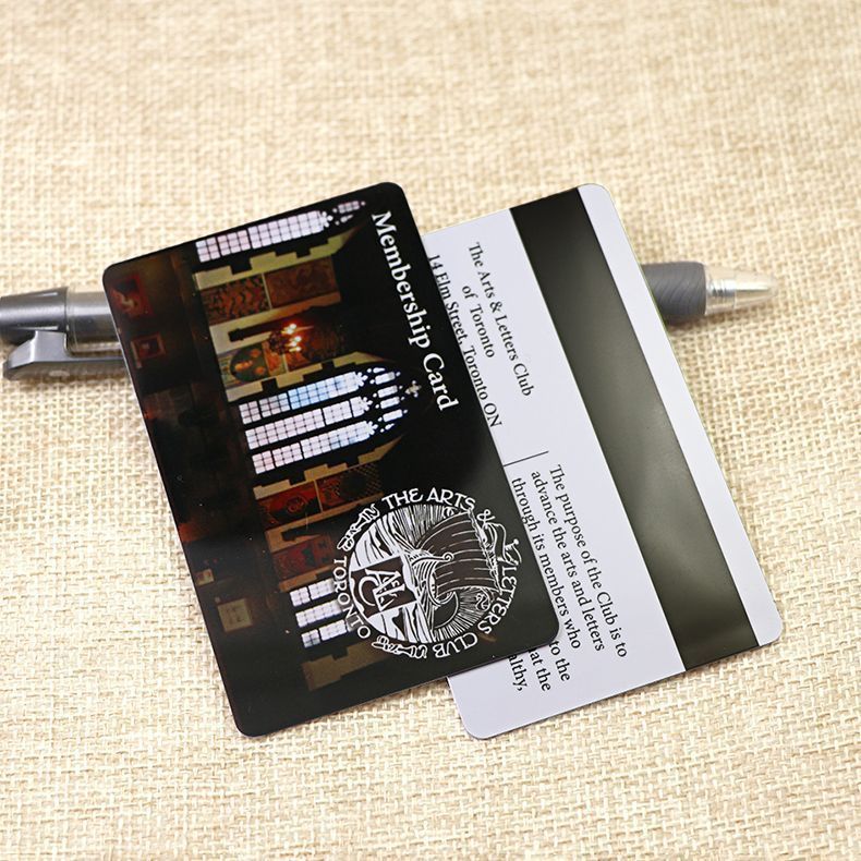 Matte Finish Printing Arts Letters Club PVC Membership Card-Card ...