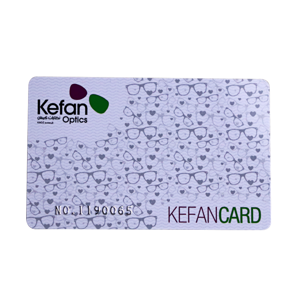 Customized Gift Card With Silver Embossed Number-Card Supplier Smart One