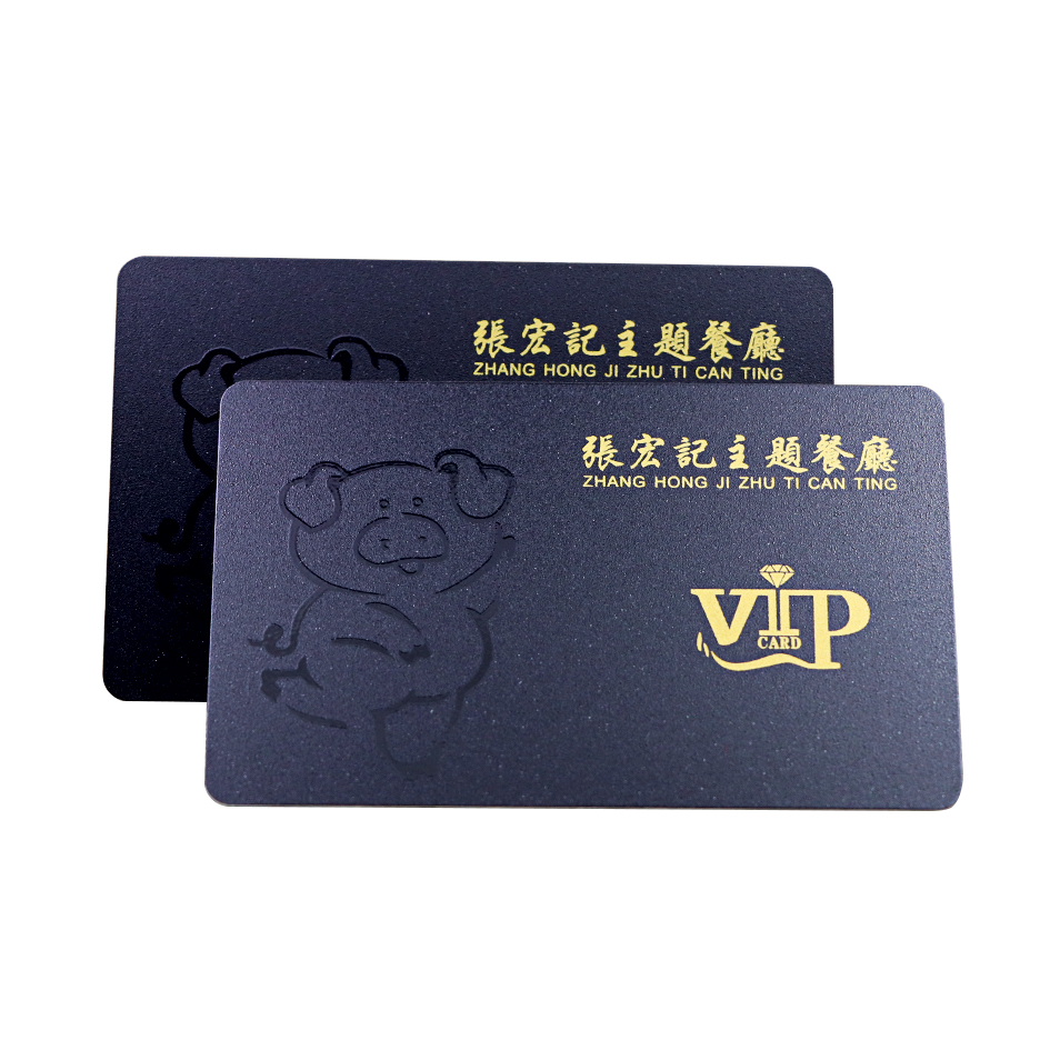 Frosted Finish Printed Custom Plastic VIP Card-Card Supplier Smart One