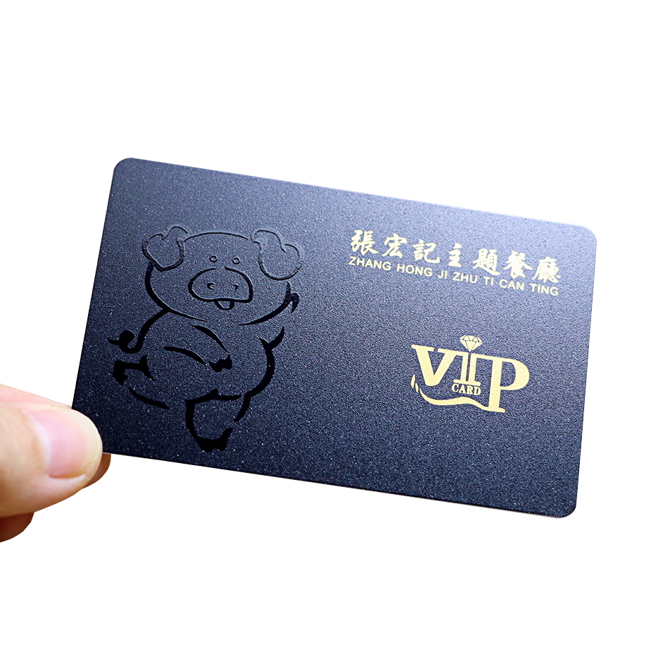 Frosted Finish Printed Custom Plastic VIP Card-Card Supplier Smart One