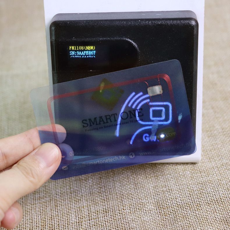 Transparent Business Card With Contactless RFID Chip-Card Supplier ...