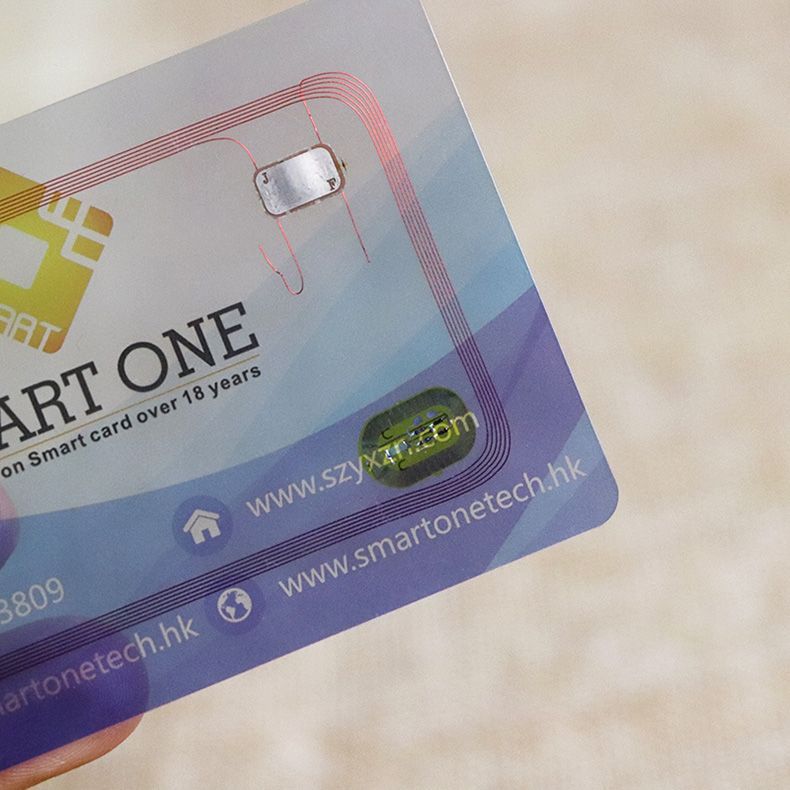 Transparent Business Card With Contactless RFID Chip-Card Supplier ...