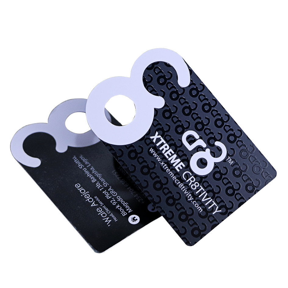 Custom Shape Business Card With Spot UV-Card Supplier Smart One