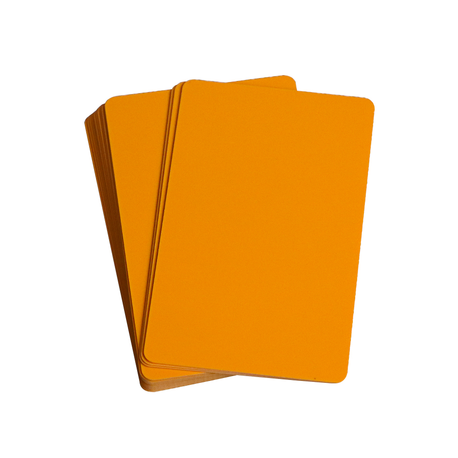 Blank Colored Plastic Card-Card Supplier Smart One