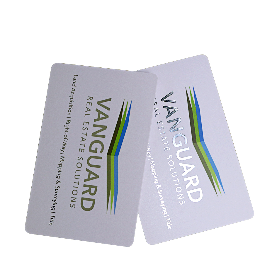 Silver Foil Plastic Business Card-Card Supplier Smart One