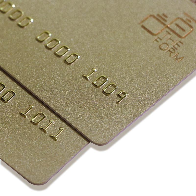 Elevate Your Brand With Gold Metallic Plastic Cards-Card Supplier Smart One