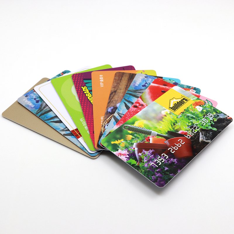 Plastic Loyalty Cards Printing With Silver Embossed Number-Card ...